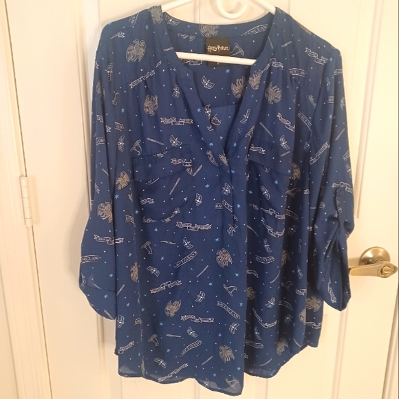 Wizarding World Of Harry Potter | Tops | Harry Potter Ravenclaw Blouse ...